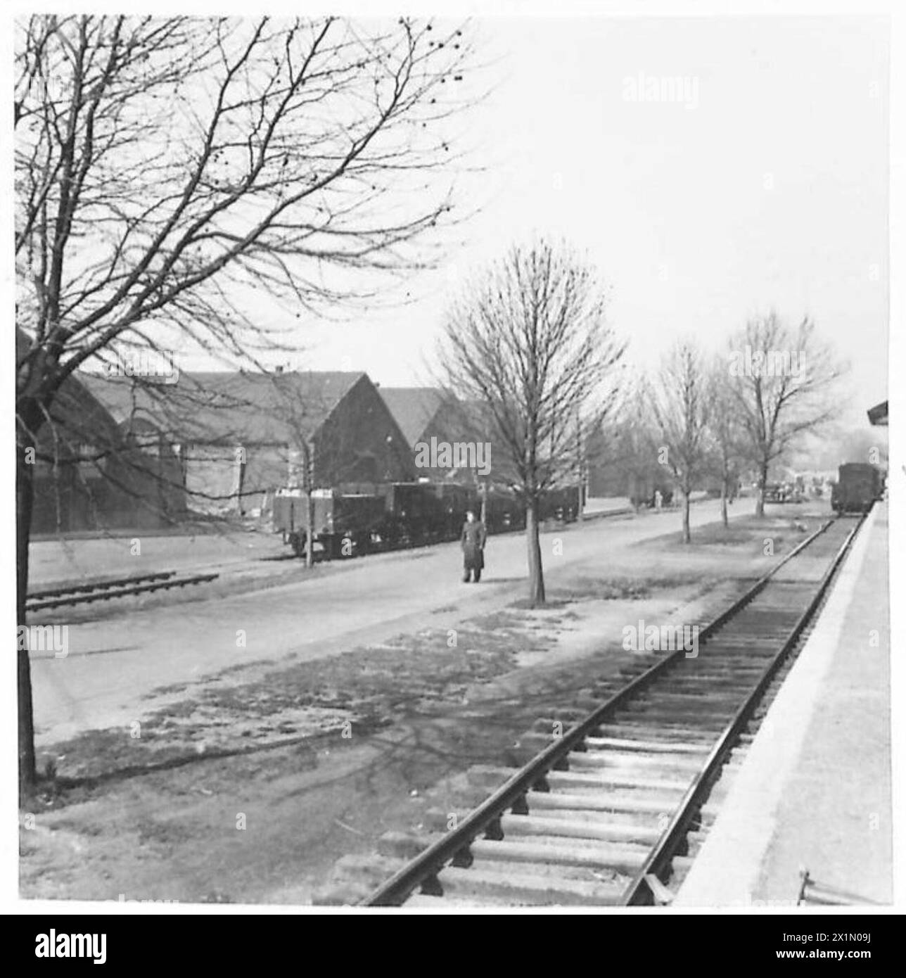 AT THE R.A.O.C CENTRAL DEPOT, - "H" and "J" sheds, British Army Stock ...