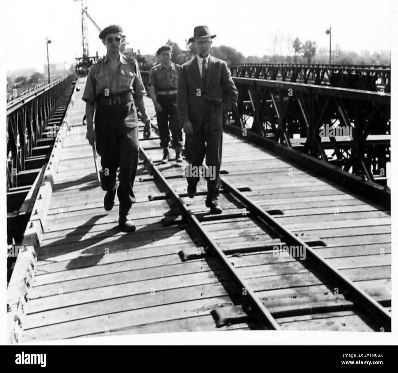 Bailey bridge rhine hi-res stock photography and images - Alamy