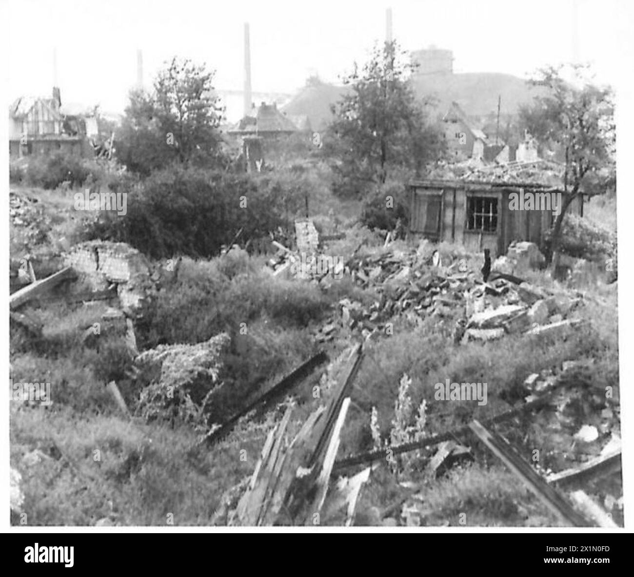 THE NORTH GERMAN COAL CONTROL - General views of miners' houses ...