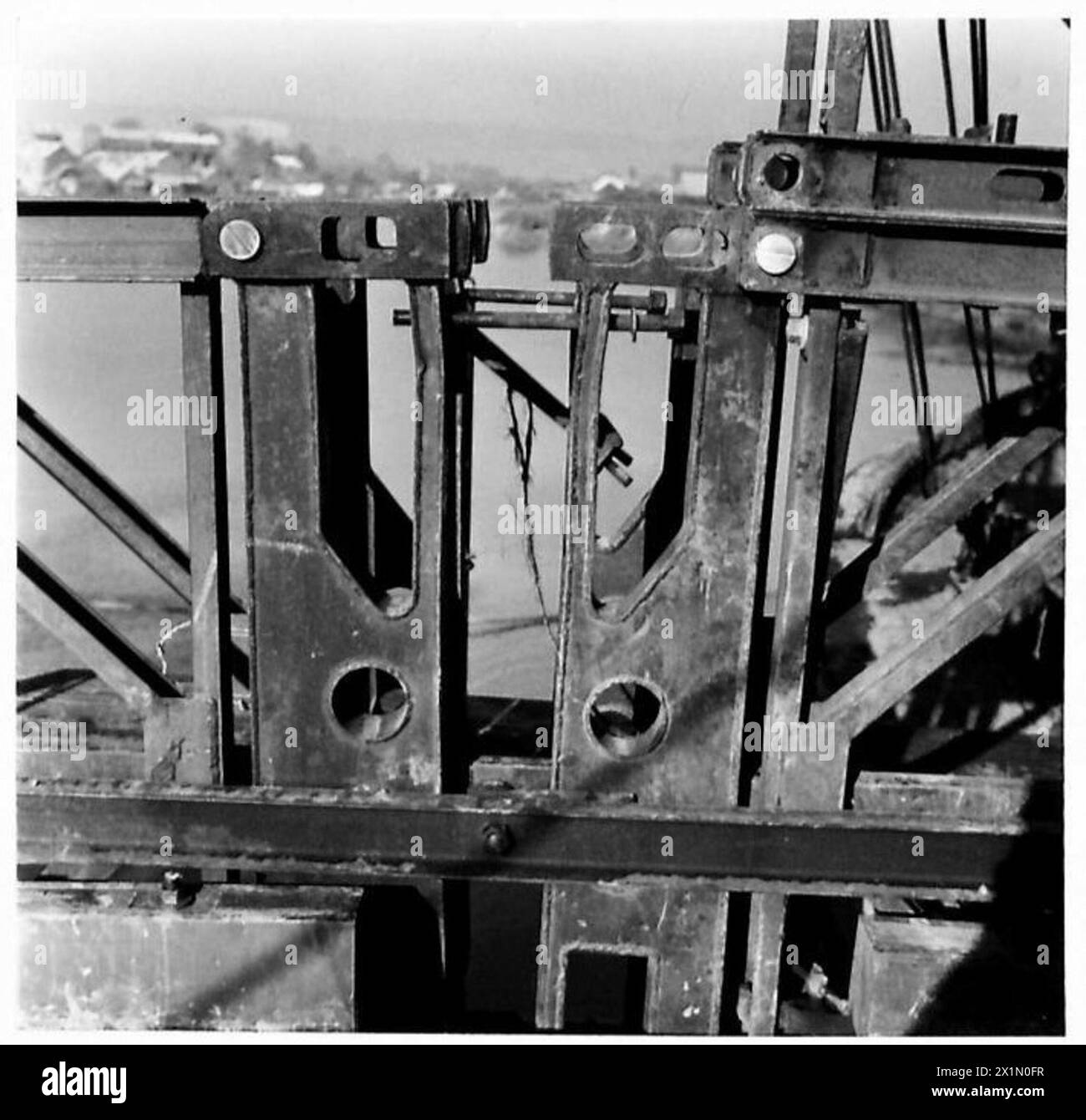 Bailey truss Black and White Stock Photos & Images - Alamy