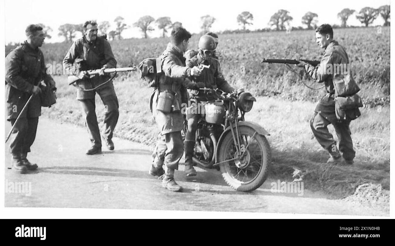 PARATROOPS DROP BEHIND ENEMY LINES - Paratroops capture D.R. and tak ...