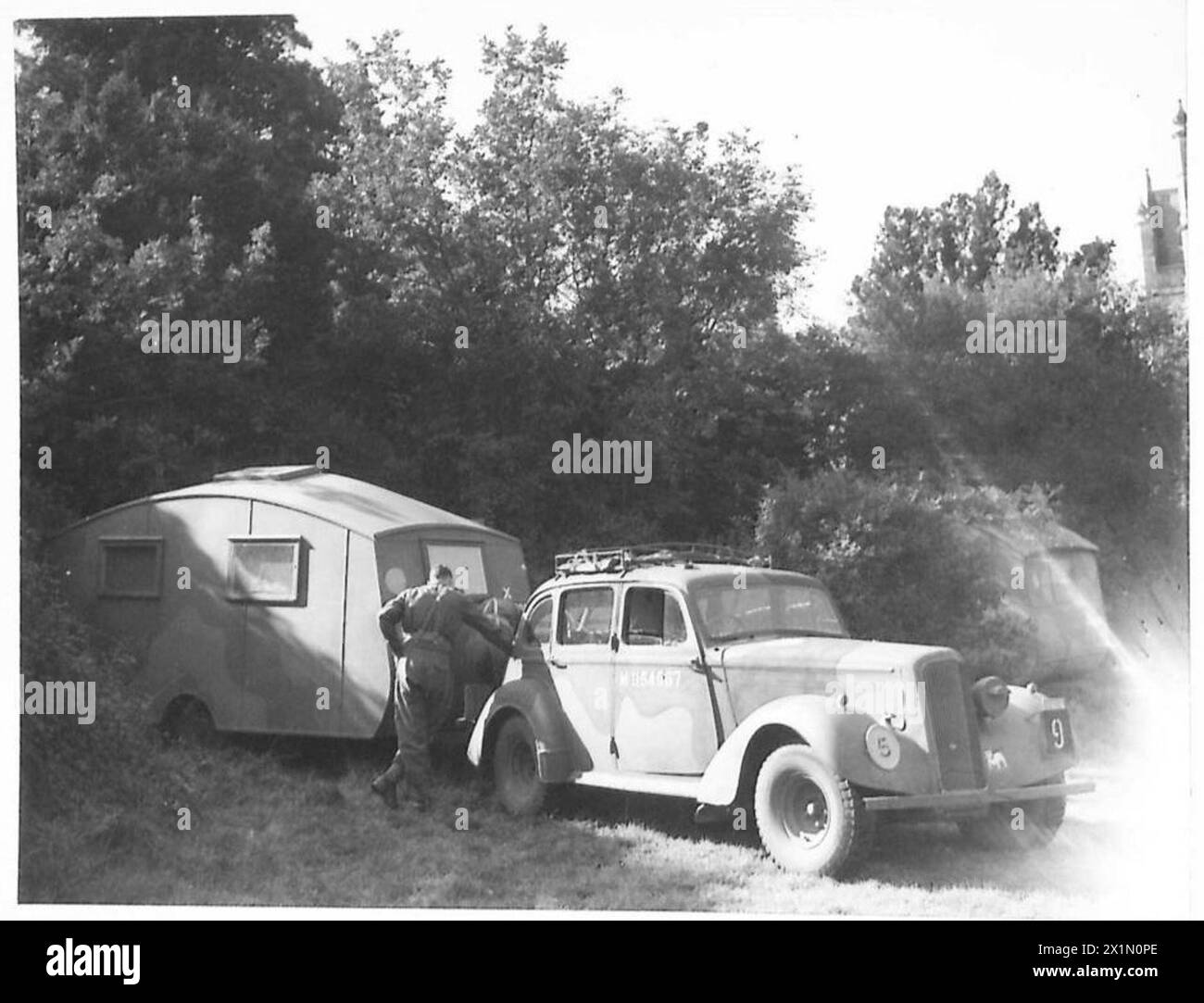 Army caravan Black and White Stock Photos & Images - Alamy