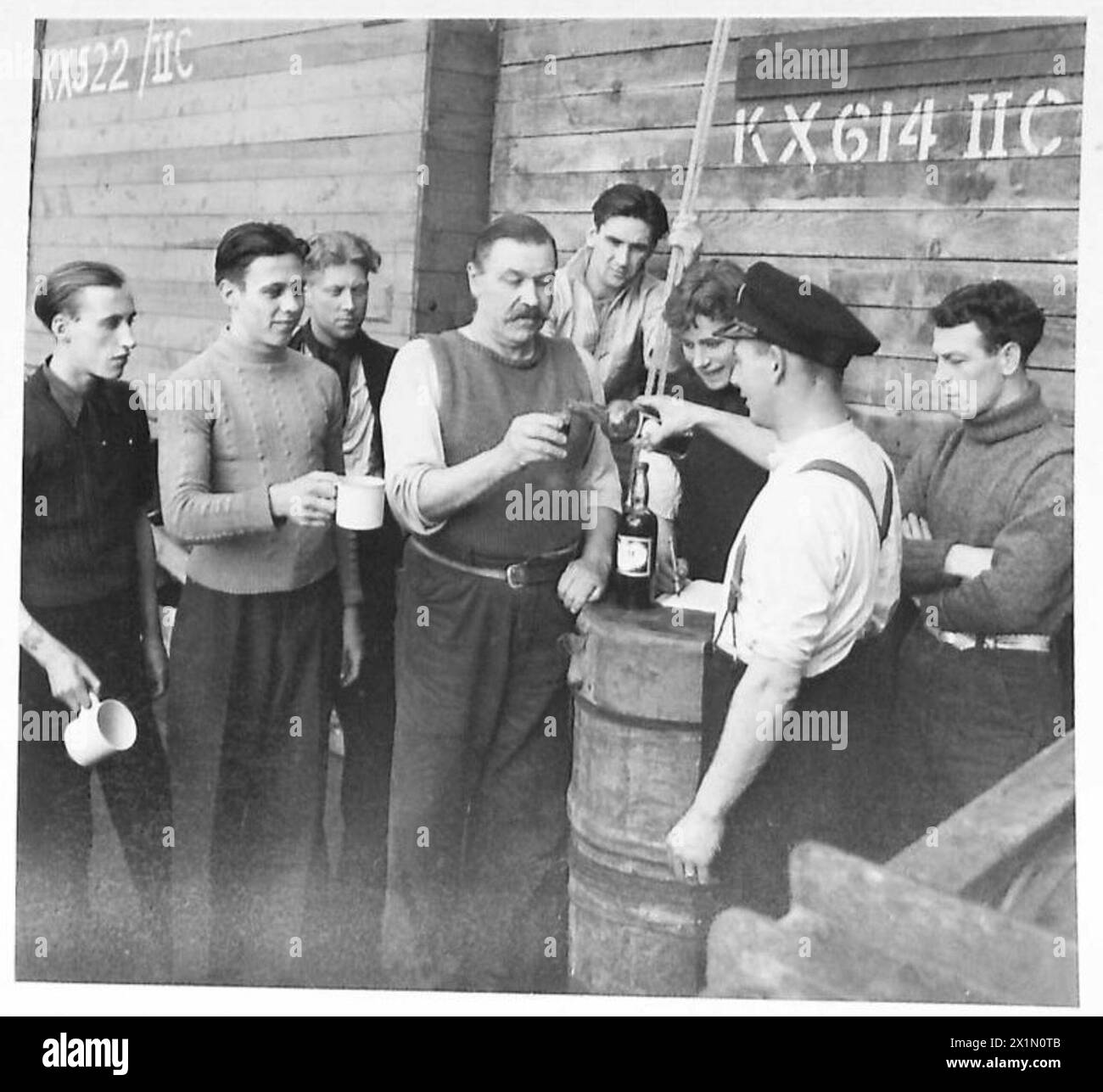 Splicing the main brace hi-res stock photography and images - Alamy