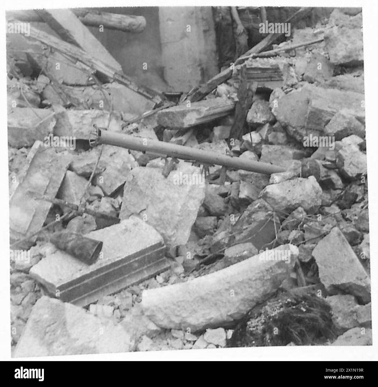 The panzerschreck anti tank rocket launcher Black and White Stock ...