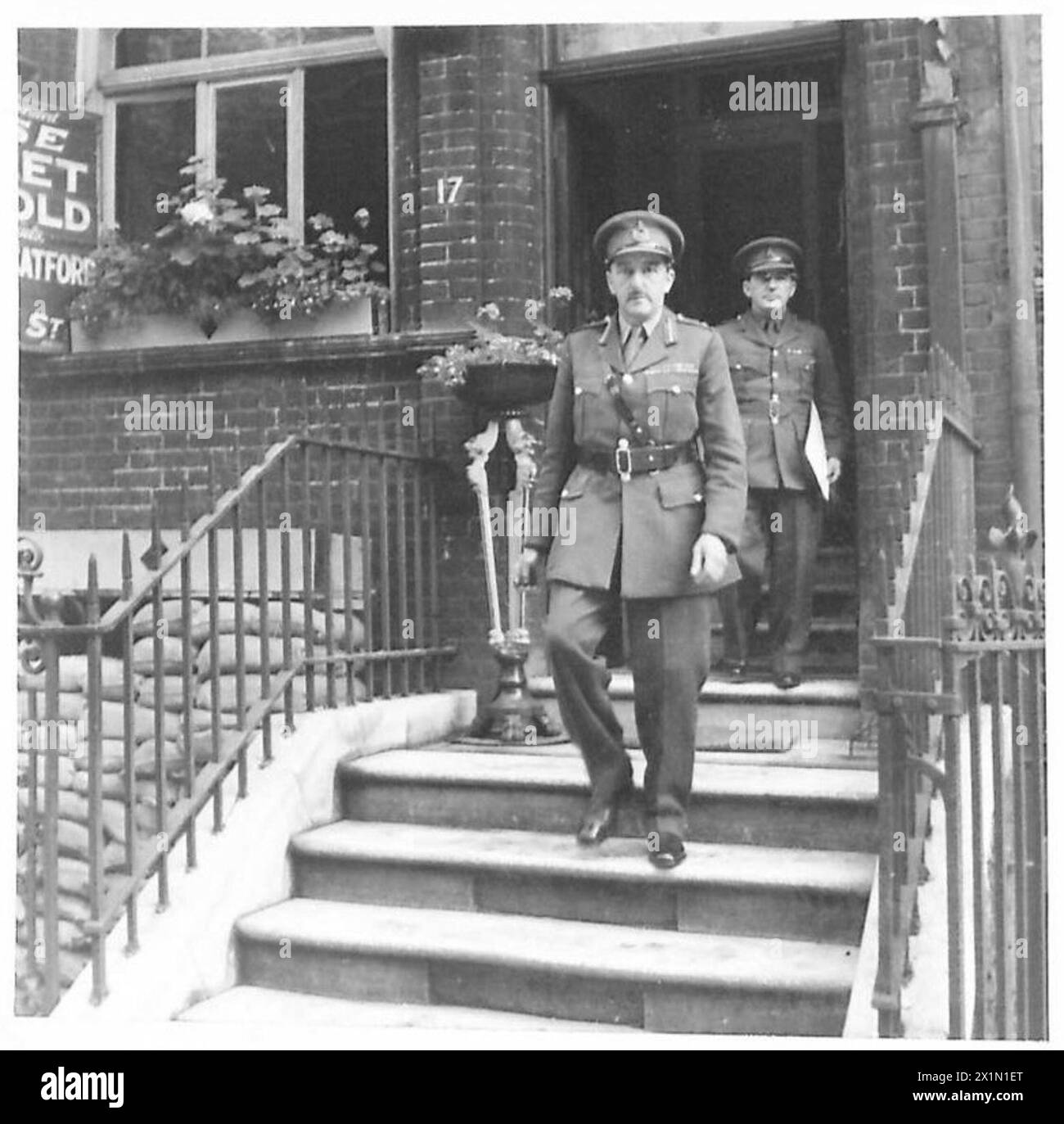 negative - The Commander-in-Chief, Home Forces, General Sir Alan Brooke ...