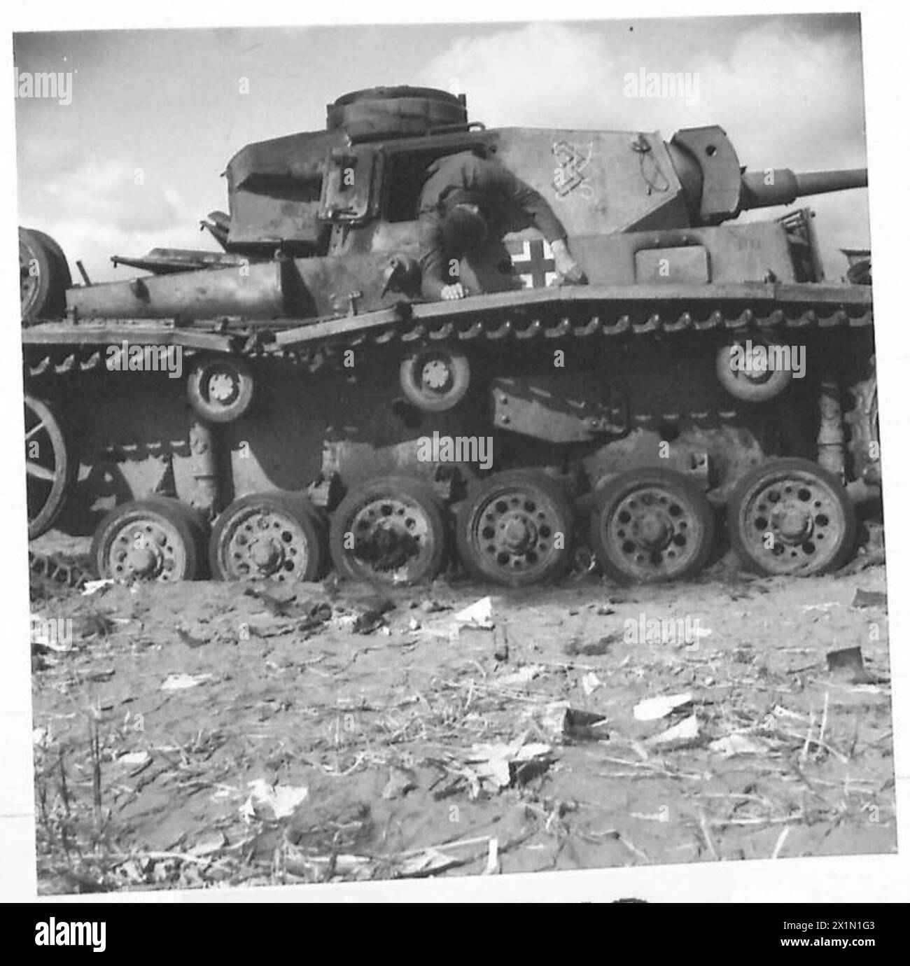 German field guns world war ii Cut Out Stock Images & Pictures - Alamy