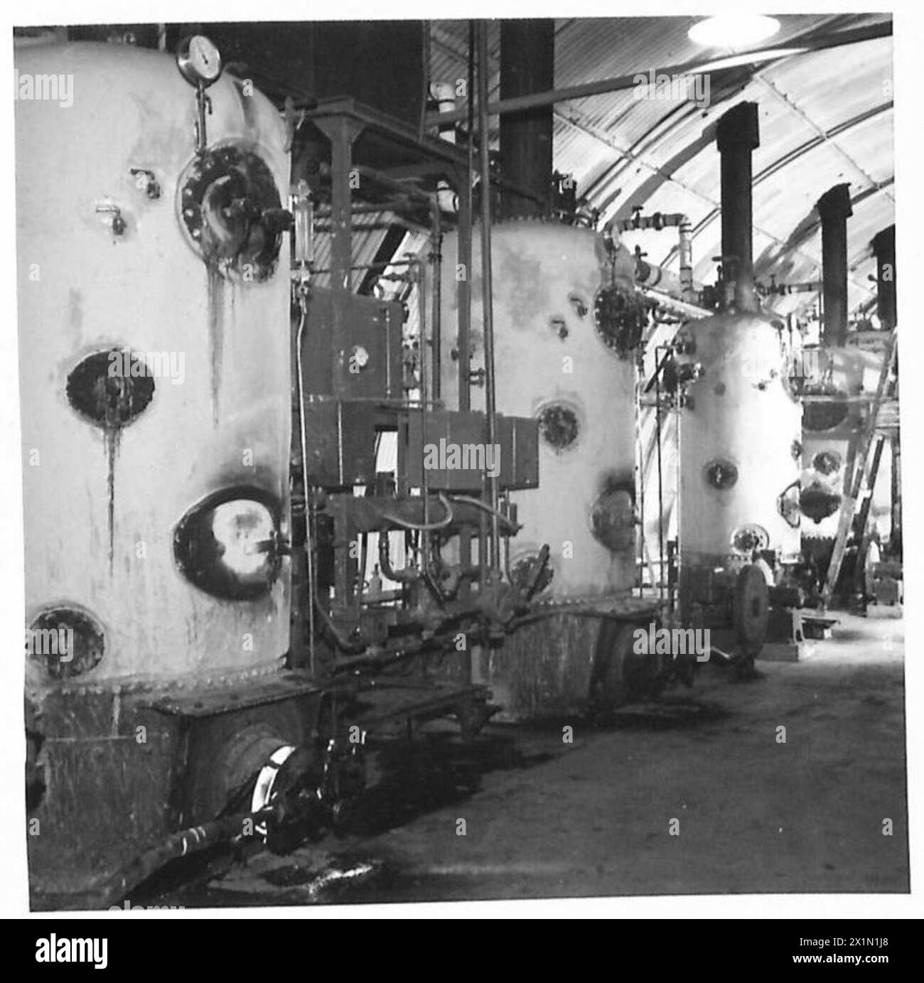 TYRE REPAIR FACTORY : CHILWELL - Boiler house , British Army Stock ...