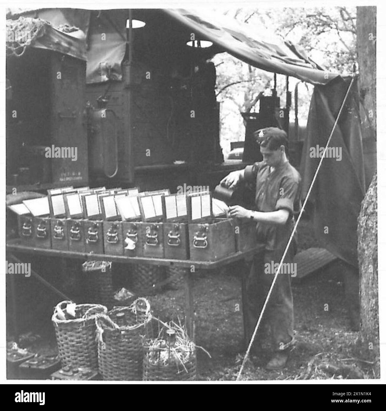 TANK RECOVERY AND REPAIR - An electrician working on the mobile ...