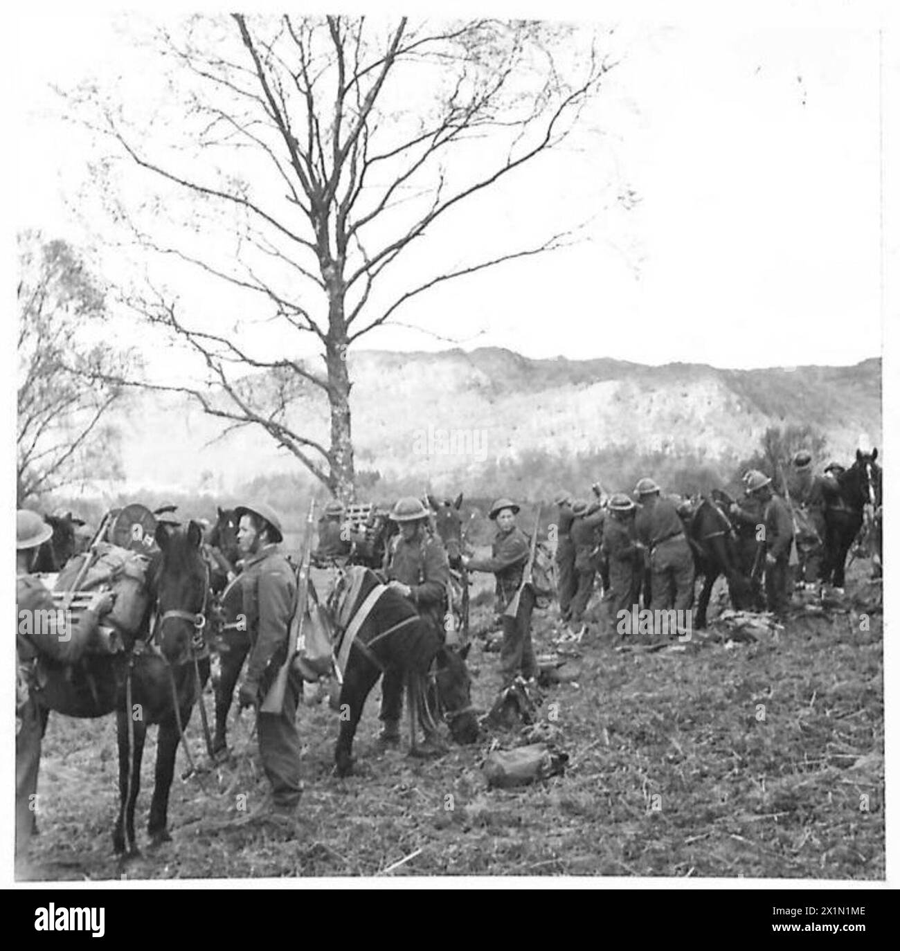 GENERAL SIR BERNARD C.T. PAGET VISIT SCOTLAND - Norwegian troops unload ...