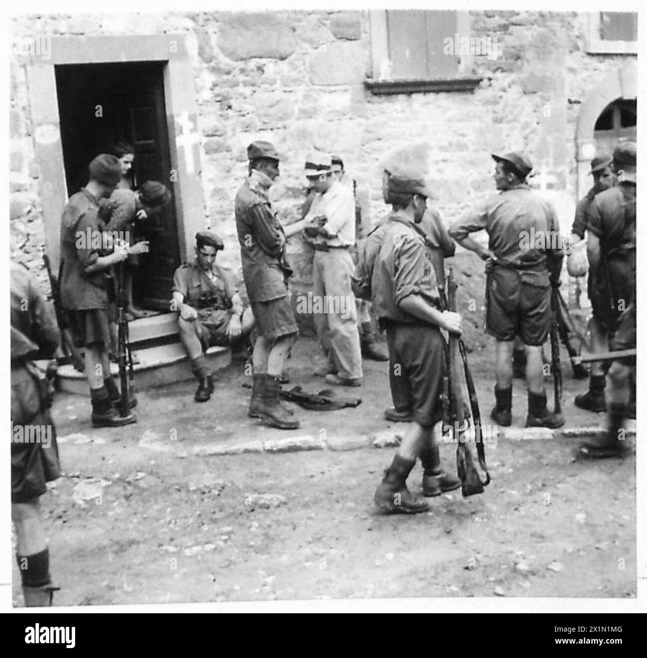 EIGHTH ARMY : FIGHTING PATROLS INTO ENEMY TERRITORY - On completion of ...