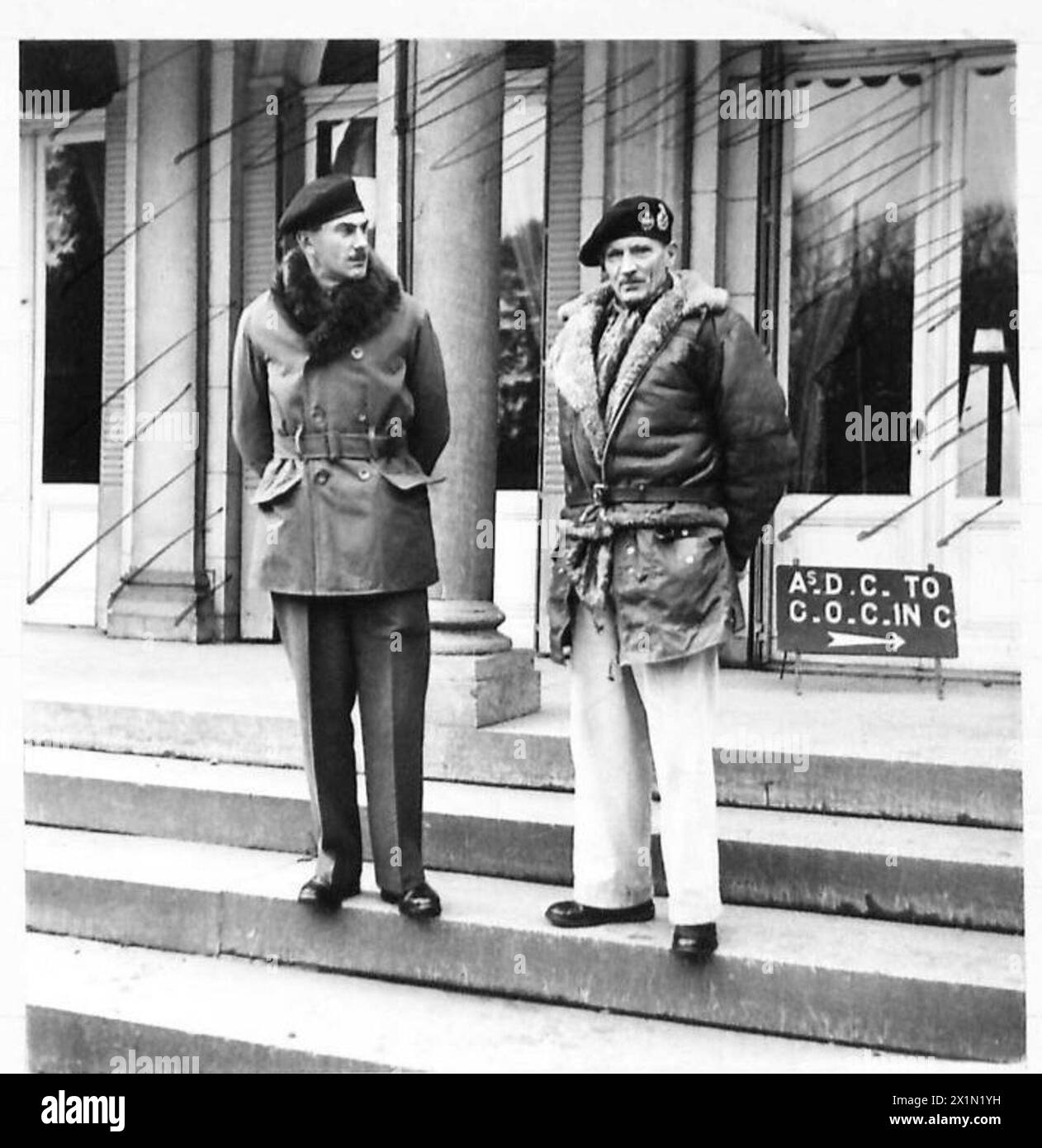 Field-Marshal Montgomery meets Lt-Gen Guy Simonds, commanding the ...