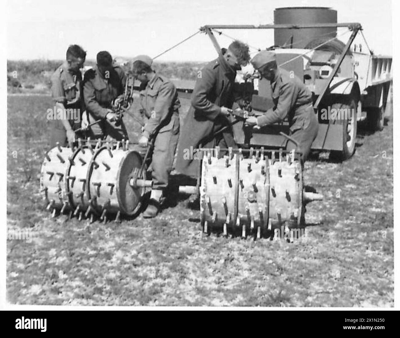 EIGHTH ARMY ENGINEERS PREPARE THE WAY FOR THE ATTACK ON THE MARETH LINE ...