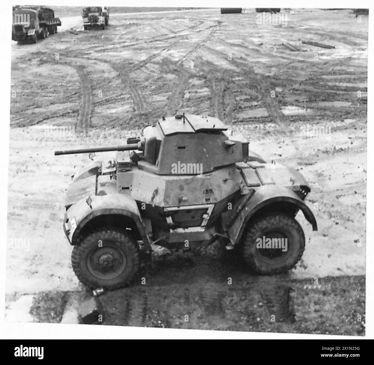 ARMOURED CAR - Photographs of the new Daimler armoured car, British ...