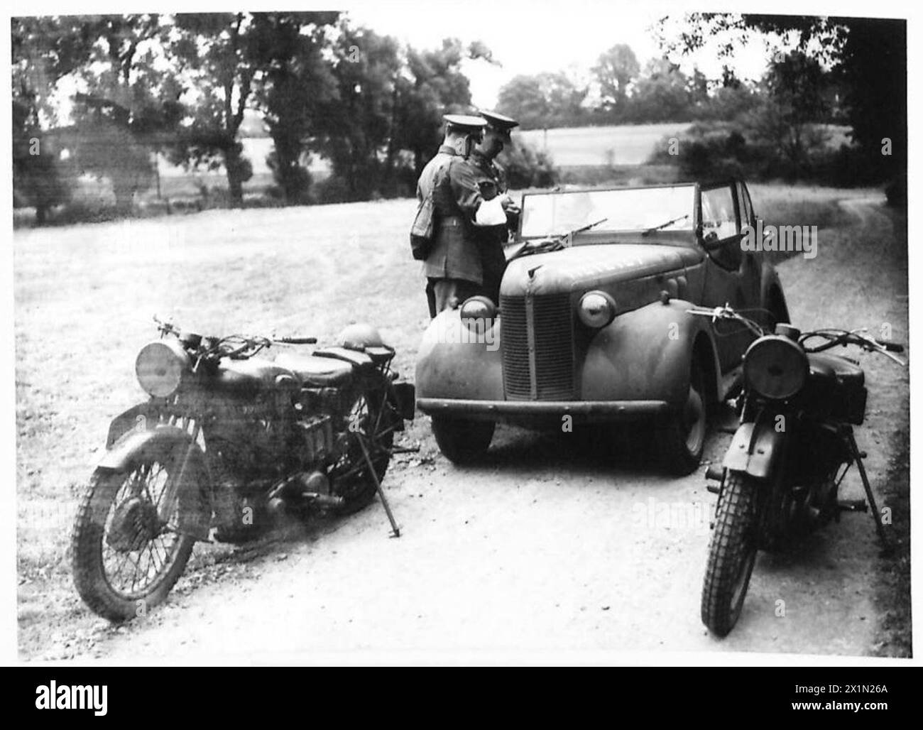 Police stopping driver Black and White Stock Photos & Images - Alamy