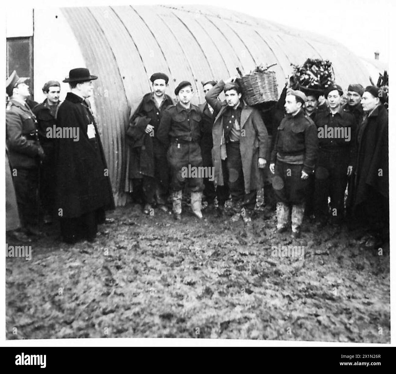 ARCHBISHOPS GODFREY VISITS PRISONERS OF WAR - Fresh batches of Italian ...