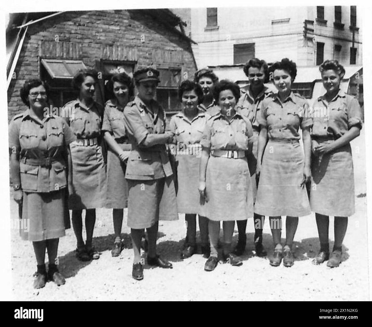 CHIEF OF THE A.T.S. IN ITALY - Mrs. Whateley photographed with the ...