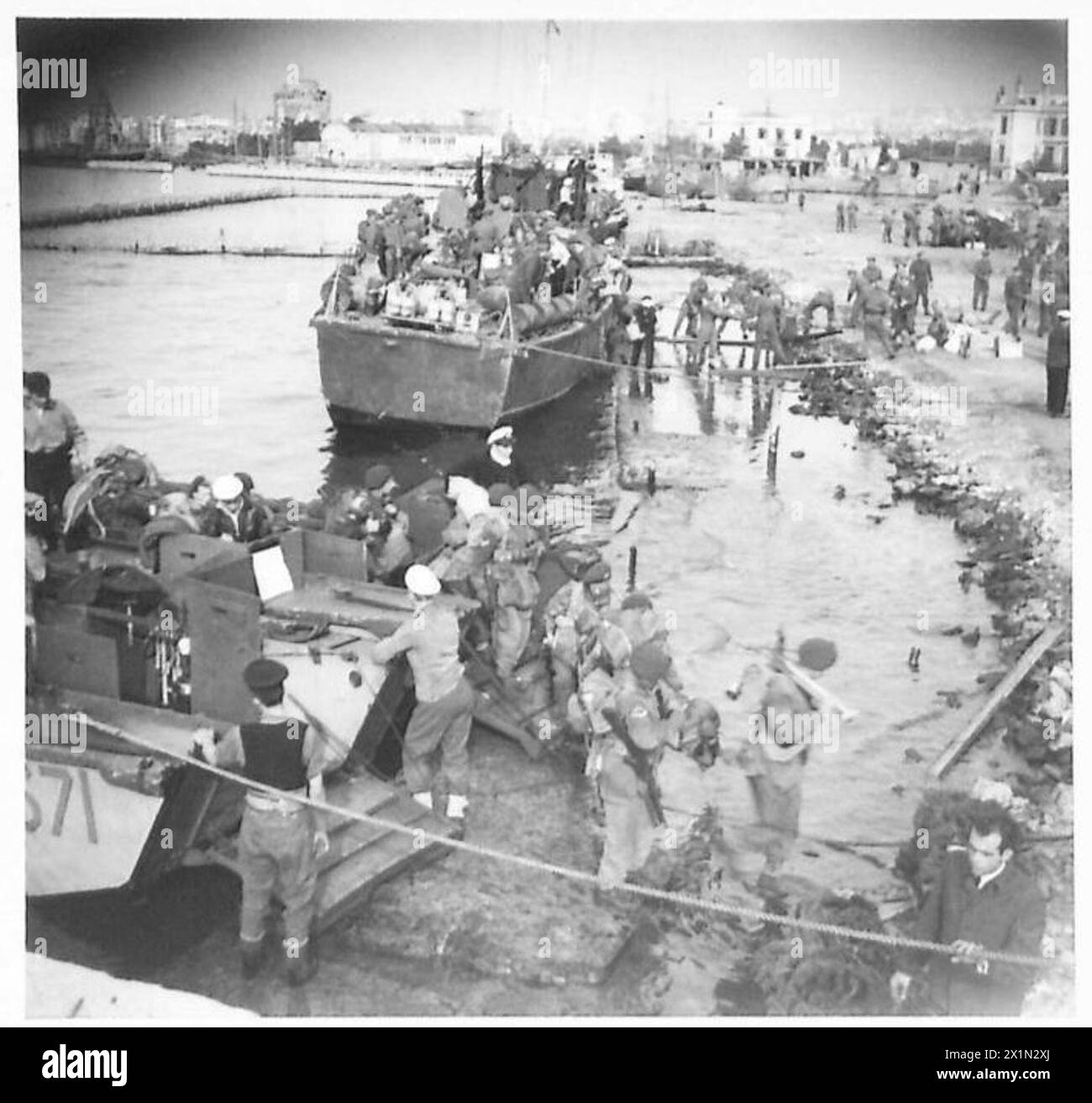 Naval landing party Black and White Stock Photos & Images - Alamy