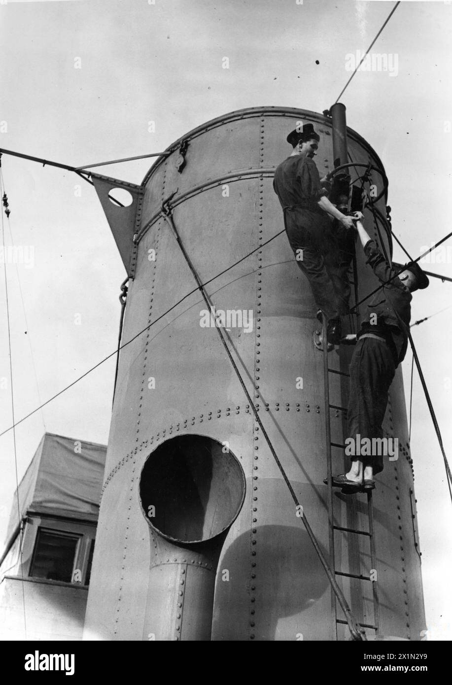 EX PLEASURE STEAMER NOW WARSHIP. 12 DECEMBER 1942, WITH HMS ROYAL EAGLE ...