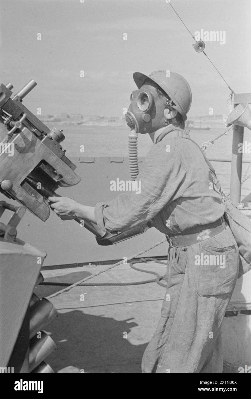 THE FRENCH SLOOP COMMANDANT DUBOC NOW IN SERVICE WITH THE BRITISH NAVY ...