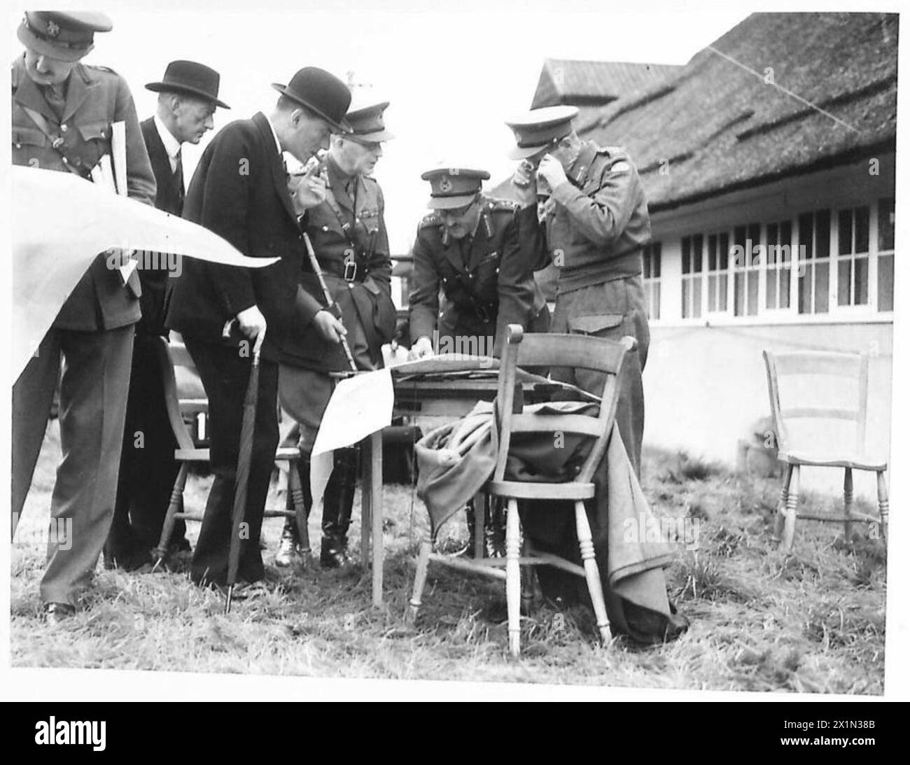 During 'Bumper Exercise', Captain Margesson, General Sir John Dill, and ...