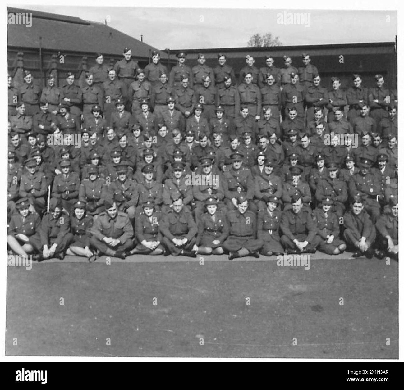 GROUP PHOTOGRAPHS OF RASC PERSONNEL - Group photograph of personnel ...