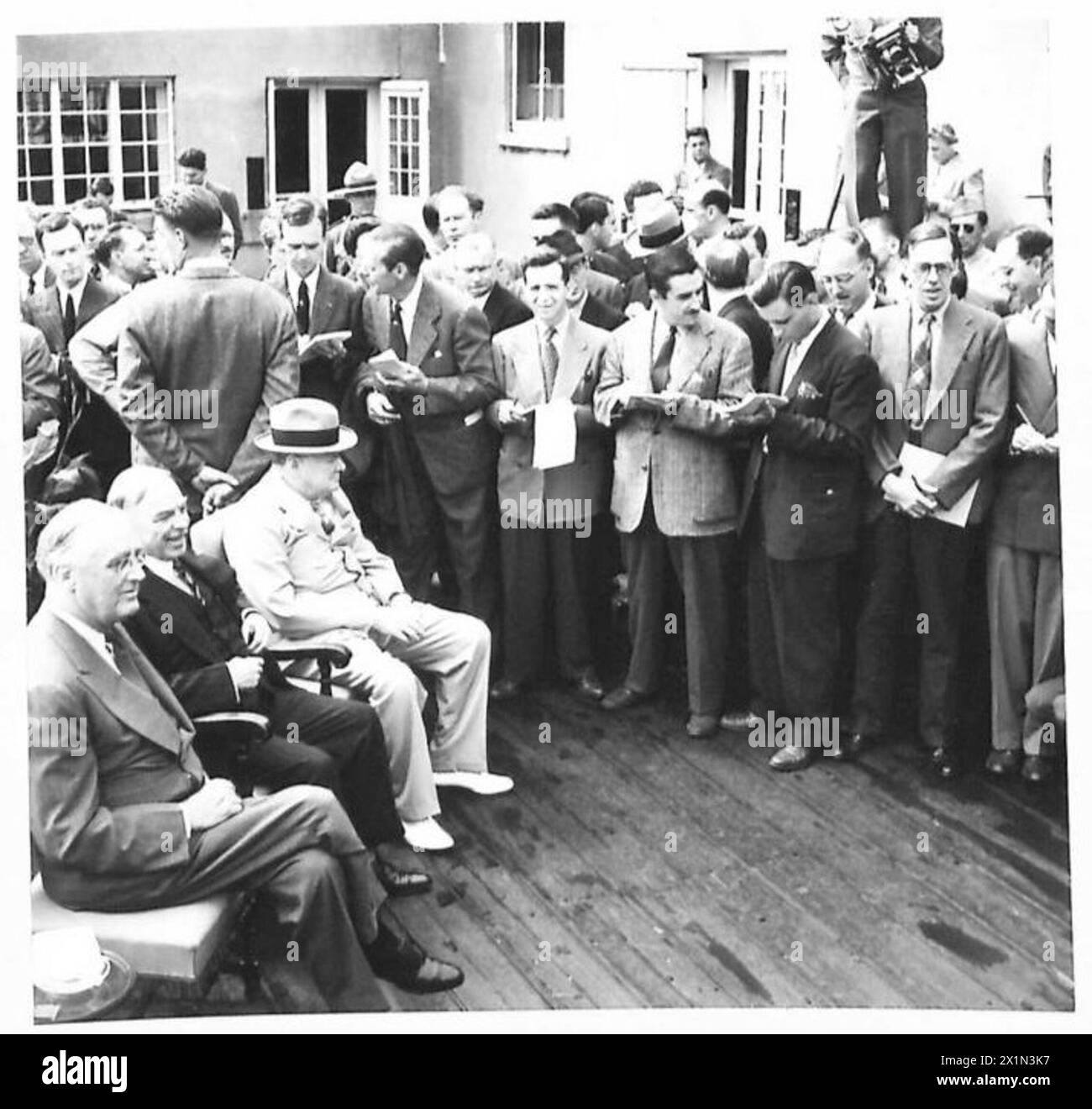 PRESIDENT AND PRIME MINISTER AT PRESS CONFERENCE - View of the Press ...