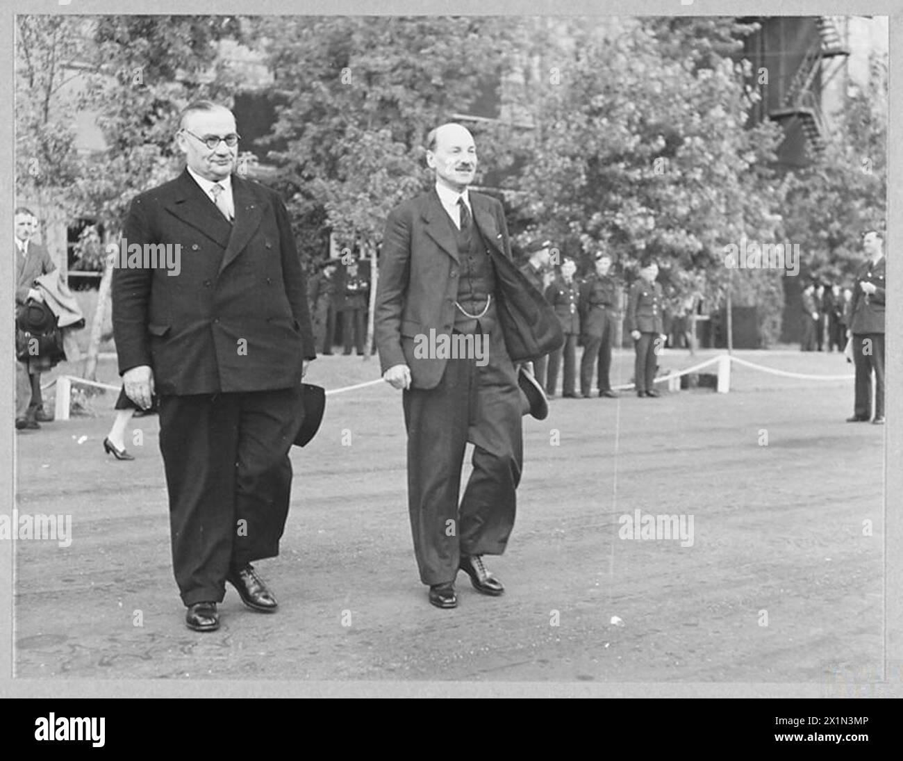 PREMIER LEAVES FOR POTSDAM - Mr. C.R. Attlee, the Prime Minister, and ...