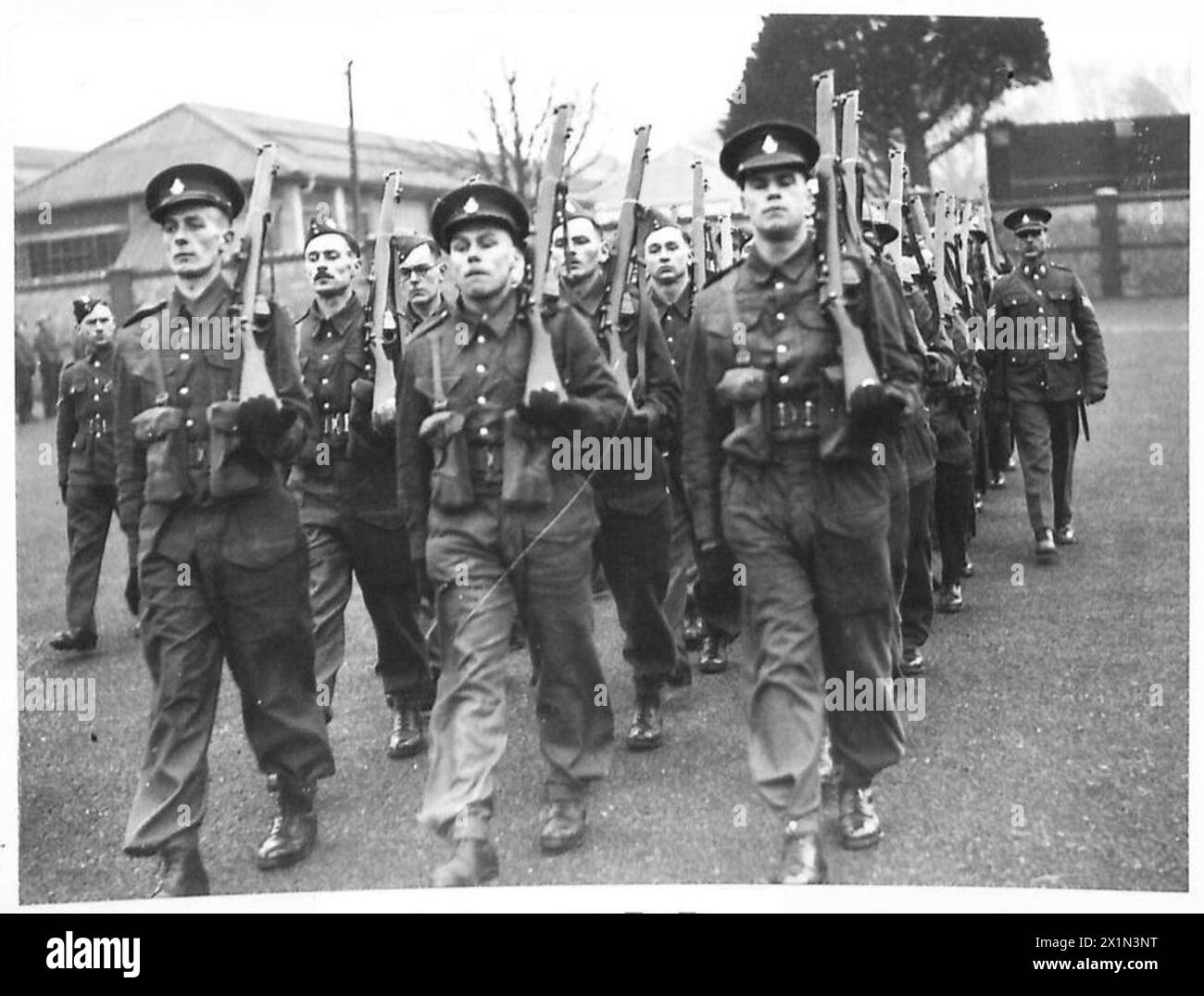 Army rifle drill Cut Out Stock Images & Pictures - Alamy