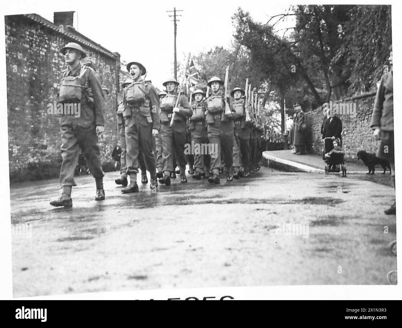 Guardsmen march during a review hi-res stock photography and images - Alamy