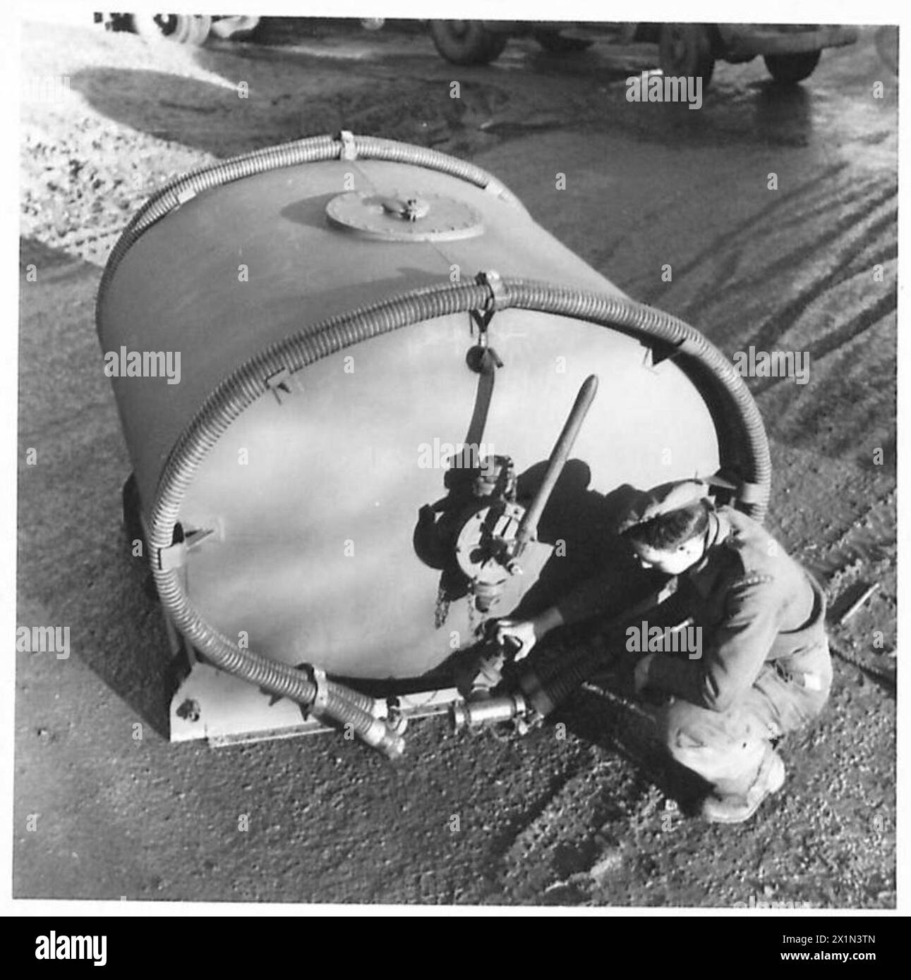 Army fuel management Black and White Stock Photos & Images - Alamy