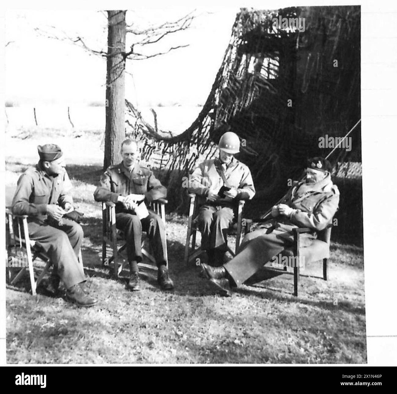 C-IN-C : VARIOUS - Left to right:- Major General Ridgeway, G.O.C. 101 ...