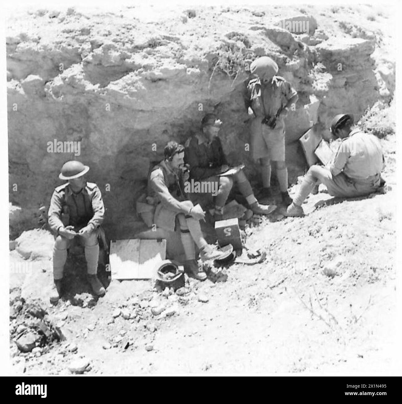 PICTURES TAKEN ON THE DAMASCUS FRONT - The Brigade Commander (with ...