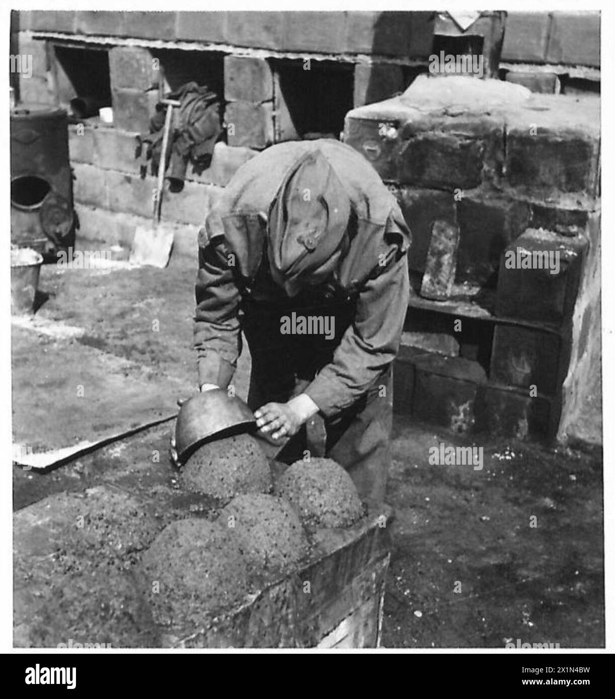 Cooking in field kitchen Cut Out Stock Images & Pictures - Alamy