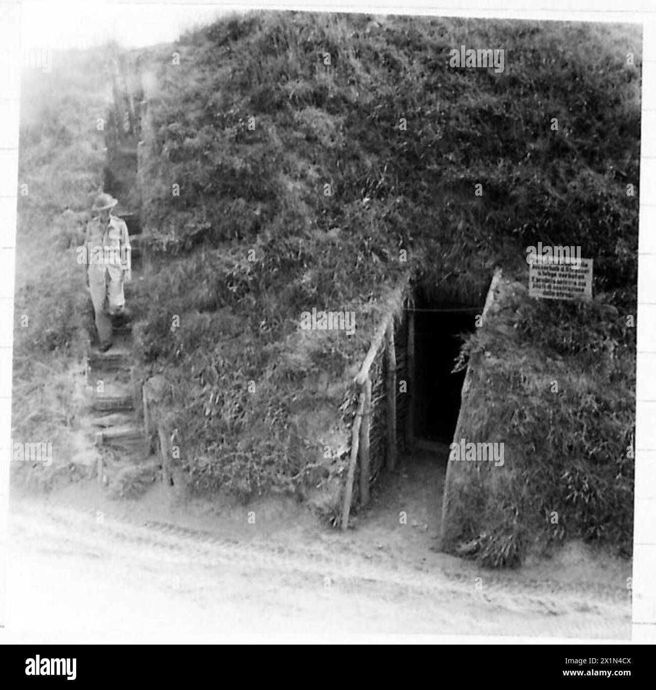 EIGHTH ARMY ADVANCE andGOTHIC LINE DEFENCES - On the left are steps ...