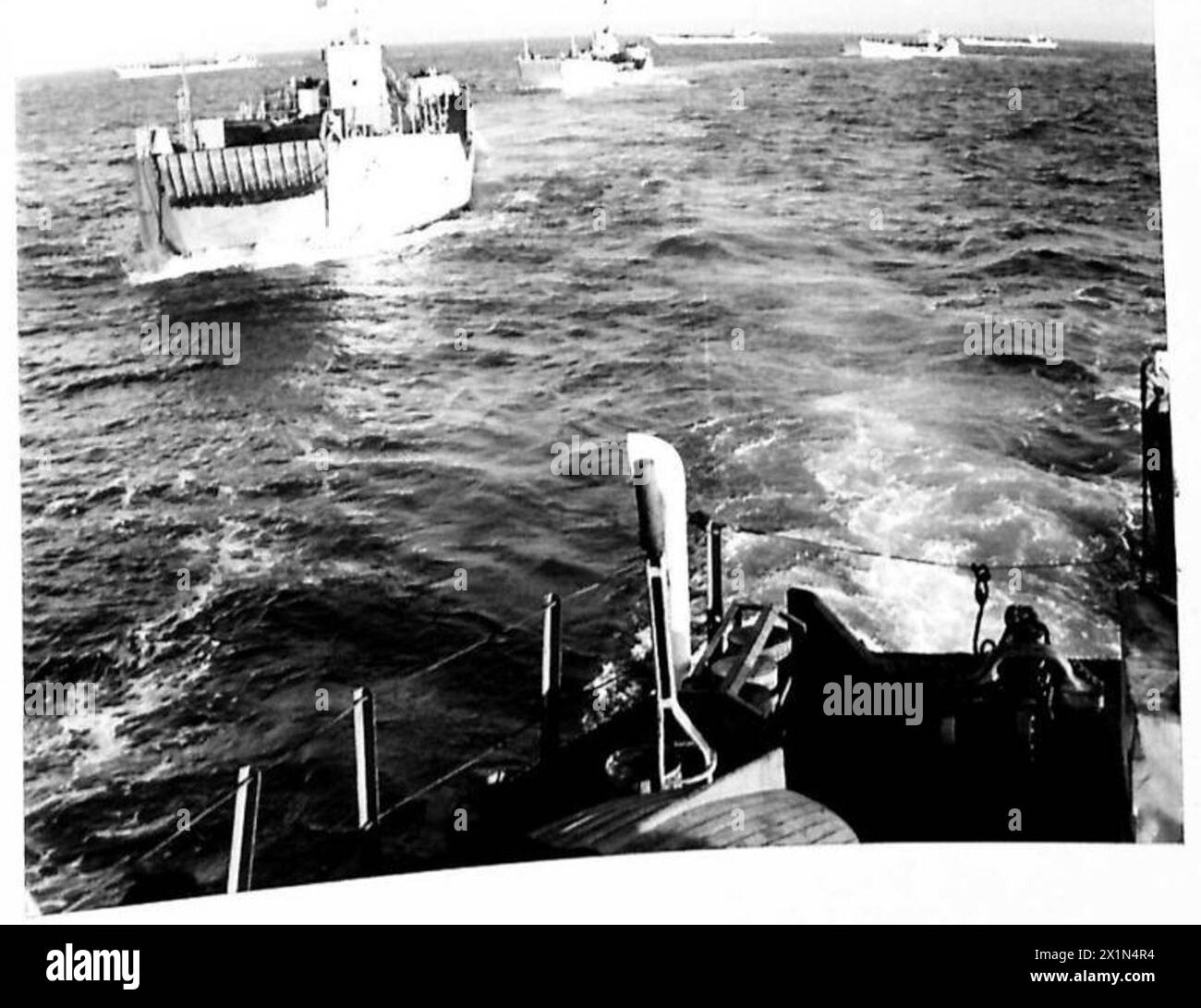 LARGE SCALE EXERCISE - LCTs leave harbour and set course for the French ...