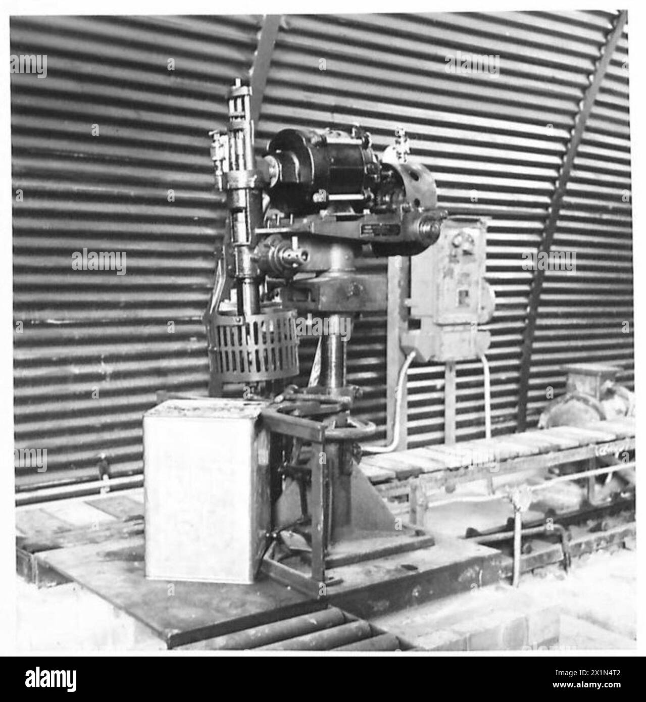 Machinery and production lines in a can factory near Gloucester ...