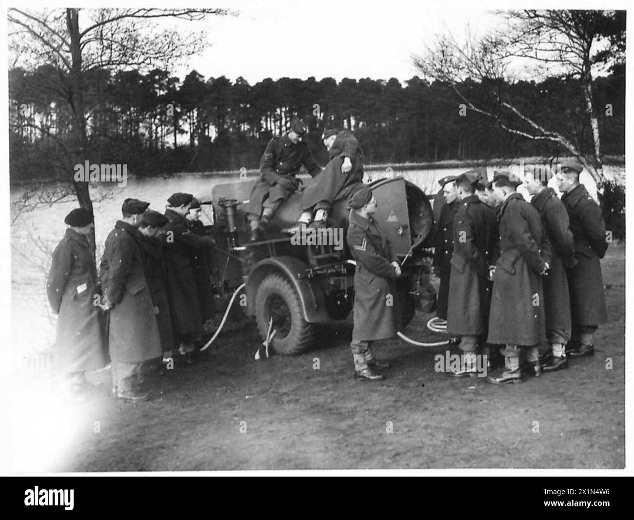 WATER PURIFICATION - The motor pump and purifier , British Army Stock ...
