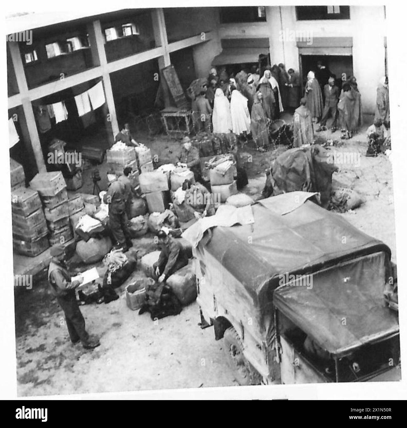 Market stalls background Black and White Stock Photos & Images - Alamy
