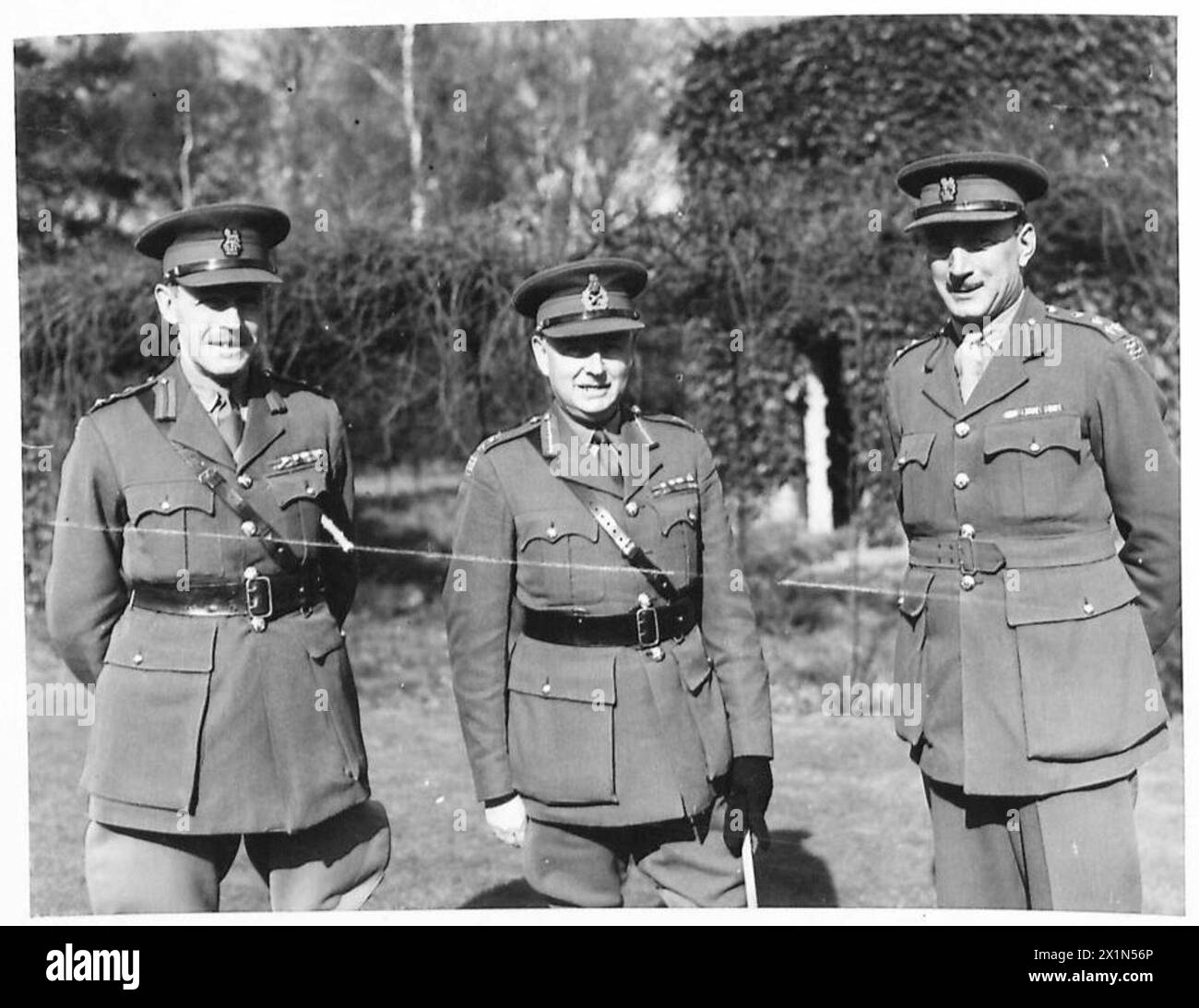 Lieutenant General J. S. Steel of the British Army photographed for ...