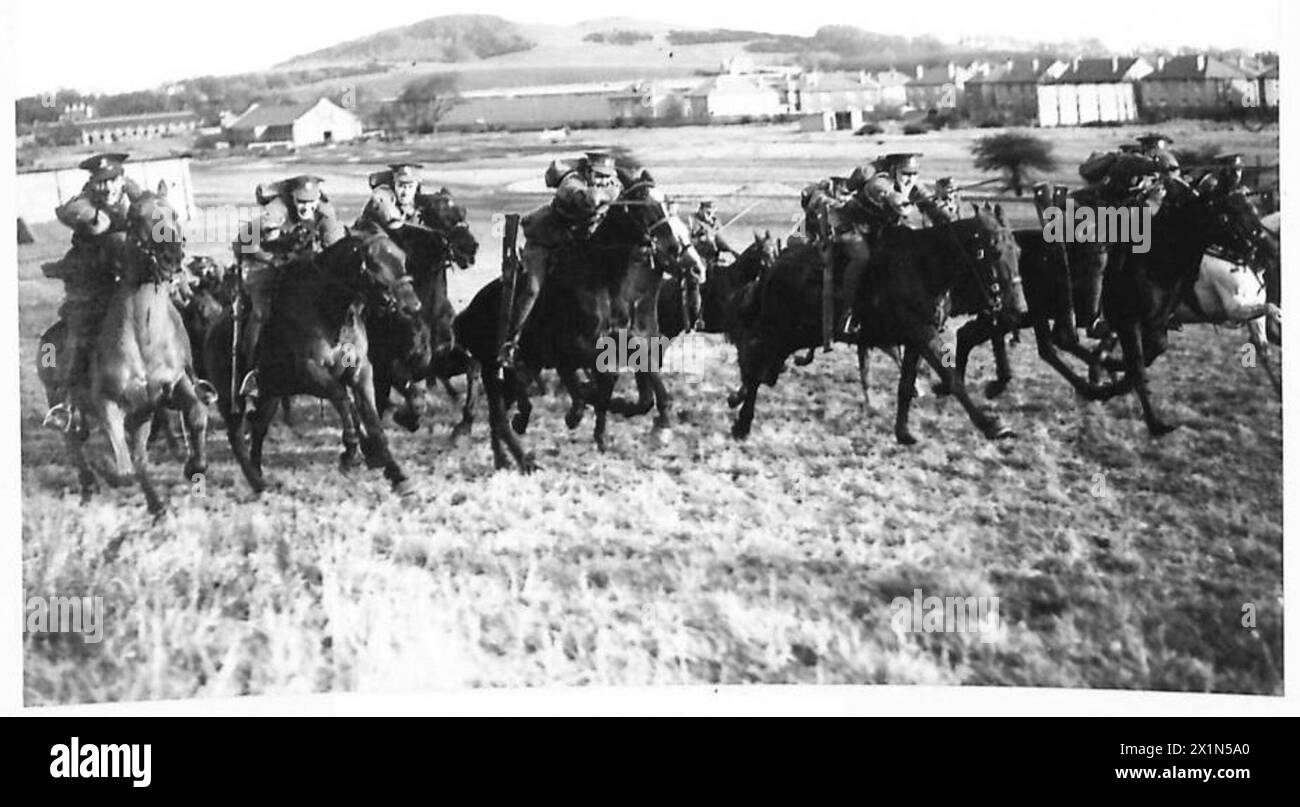 British army cavalry charge Cut Out Stock Images & Pictures - Alamy