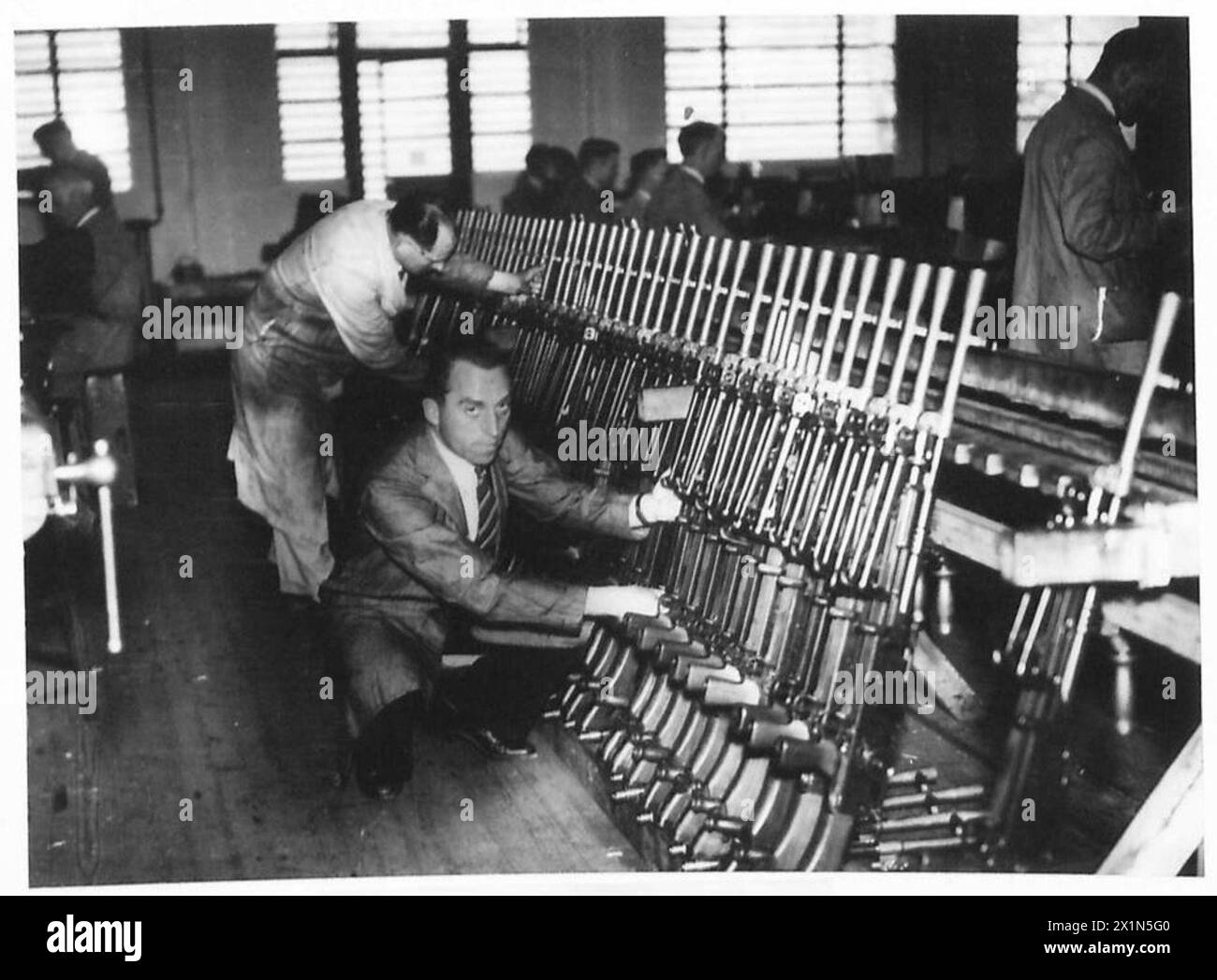 Arms inspection Black and White Stock Photos & Images - Alamy