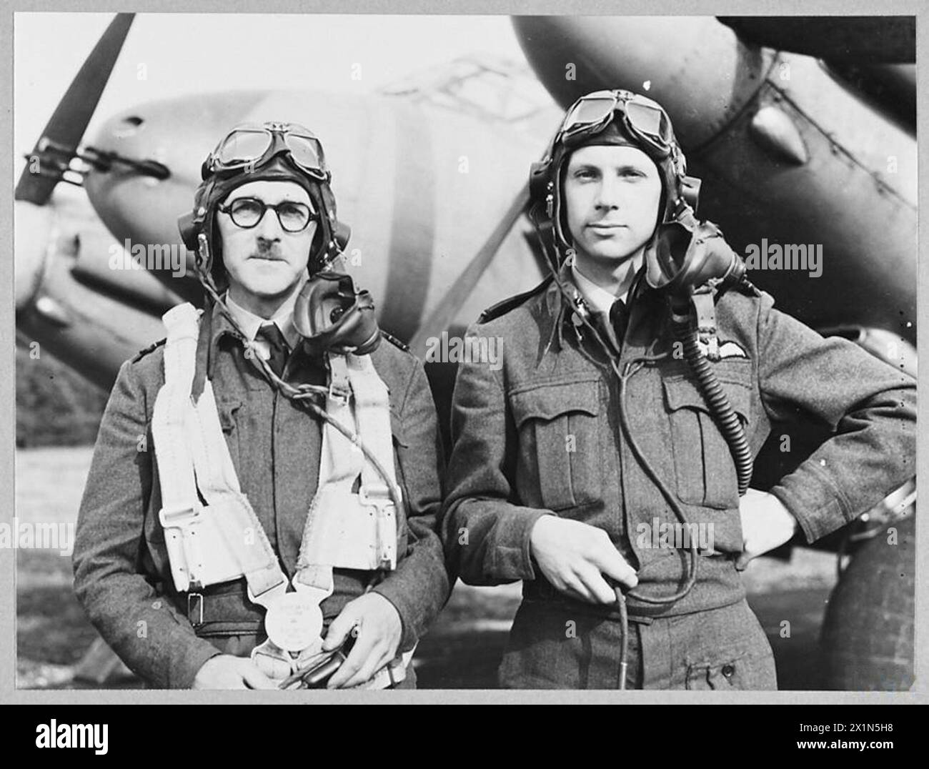 R.A.F. PILOTS : FATHER AND SON - Wing Commander E. Swale, DFC & Bar, of ...