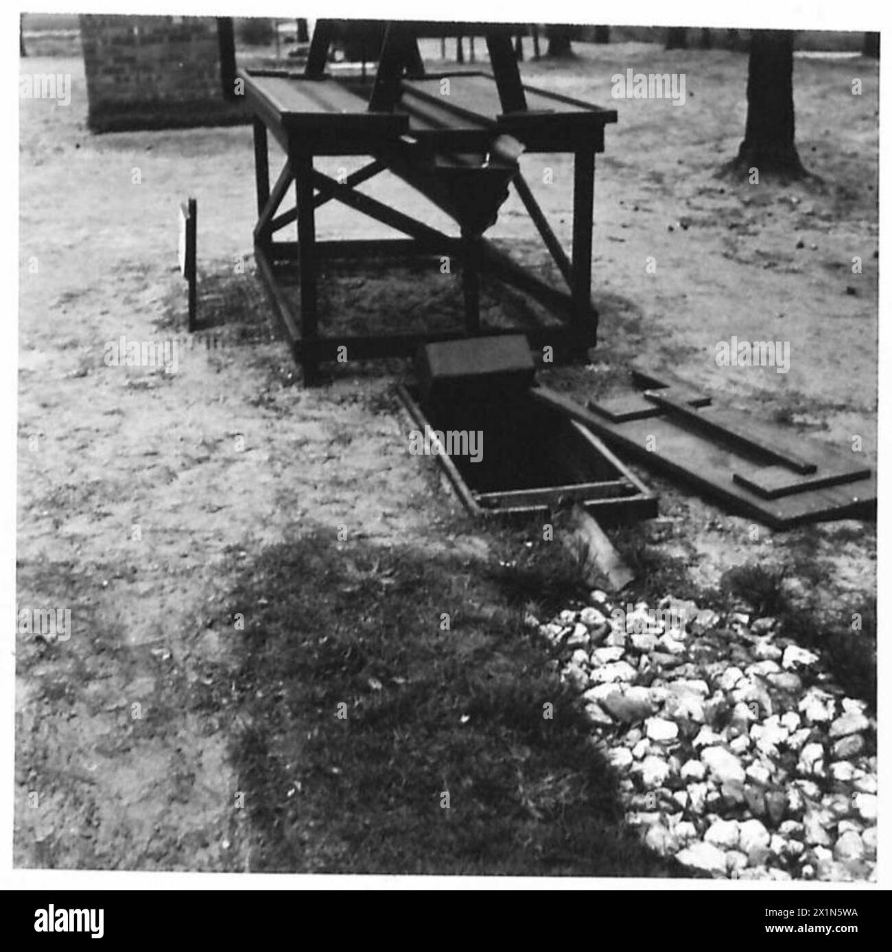 Grease traps Black and White Stock Photos & Images - Alamy