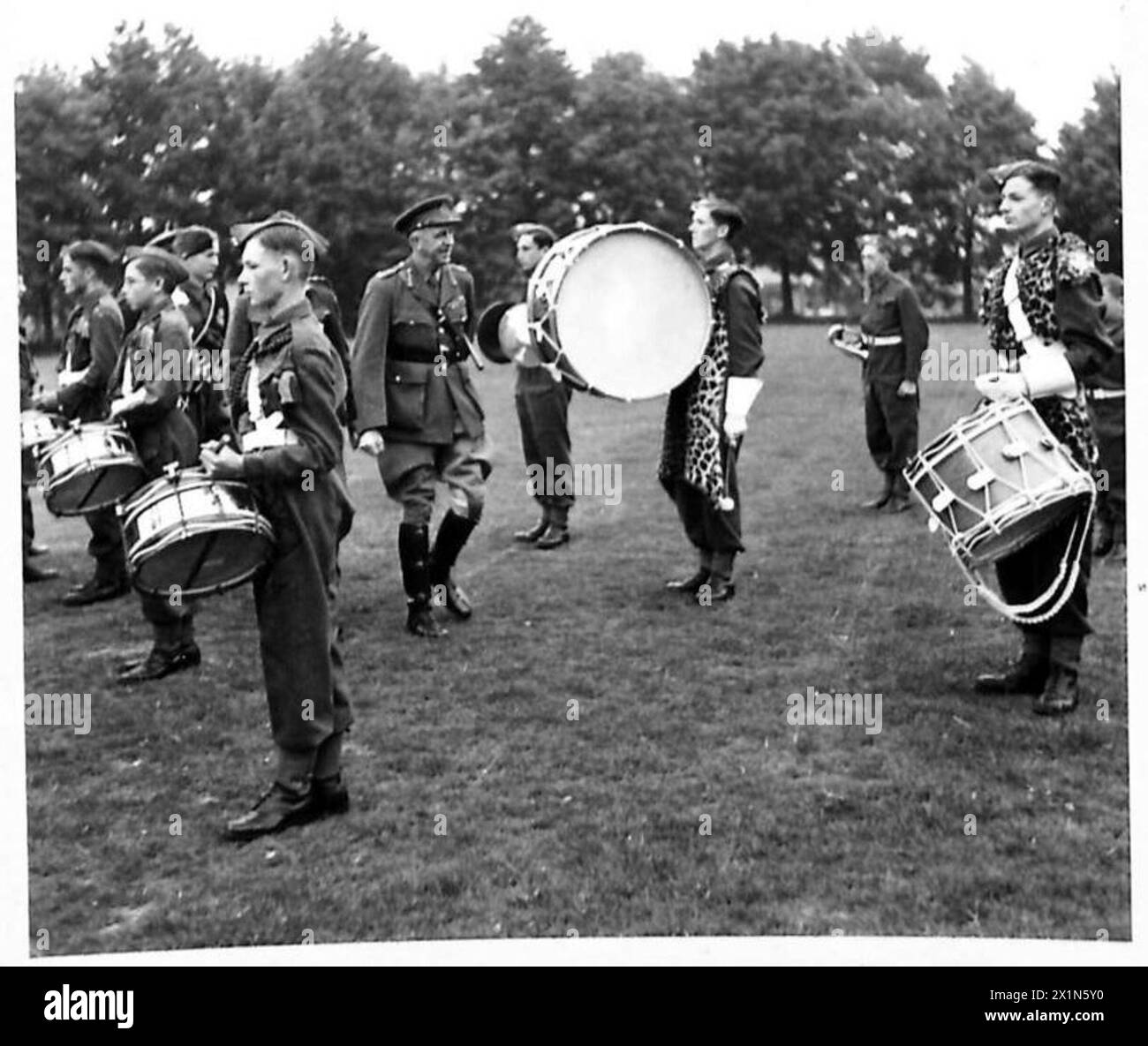 C-IN-C HOME FORCES INSPECTS H.G. & CADETS - This contingent is very ...