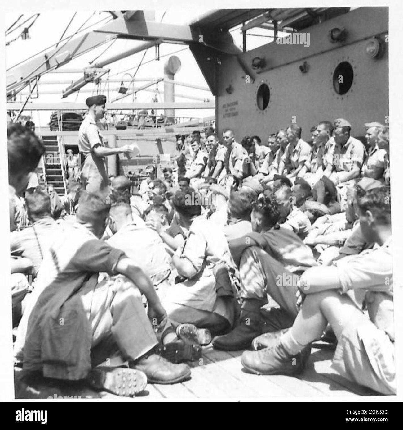 INVASION OF SICILY ON BOARD H.M.S. TROOP SHIP DUNERA - Major Cooke ...