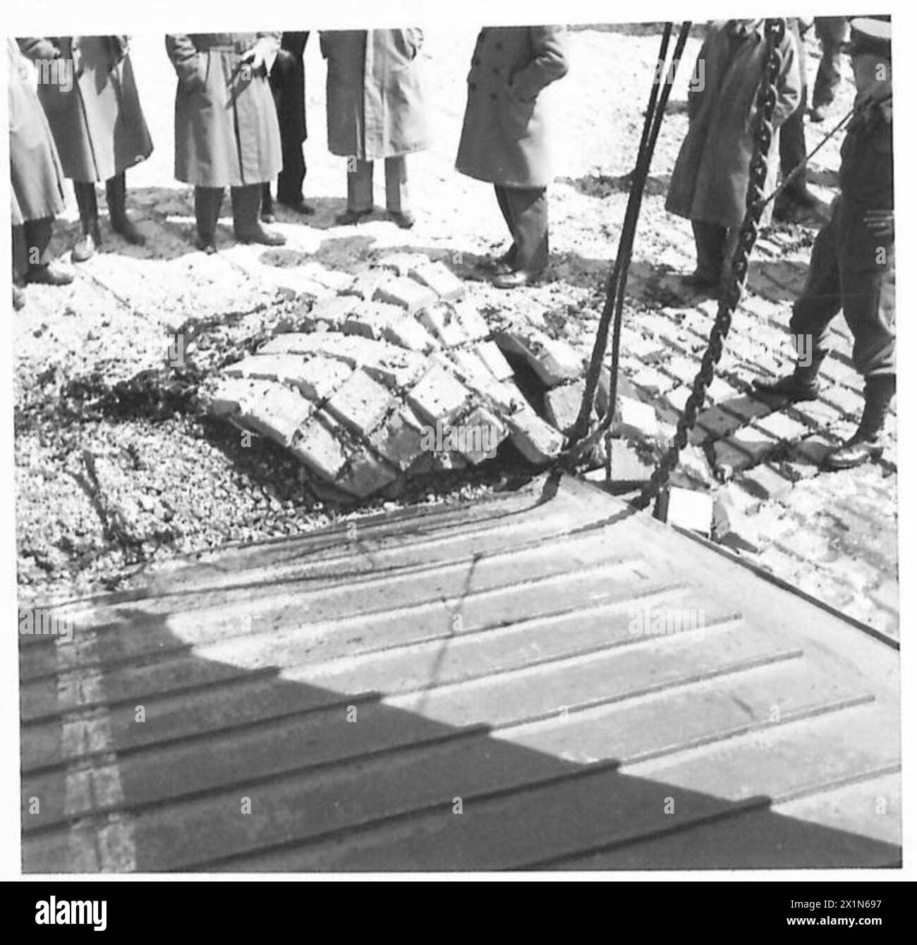 Photograph or document labeled 'negative' taken for the T.N.5 War ...