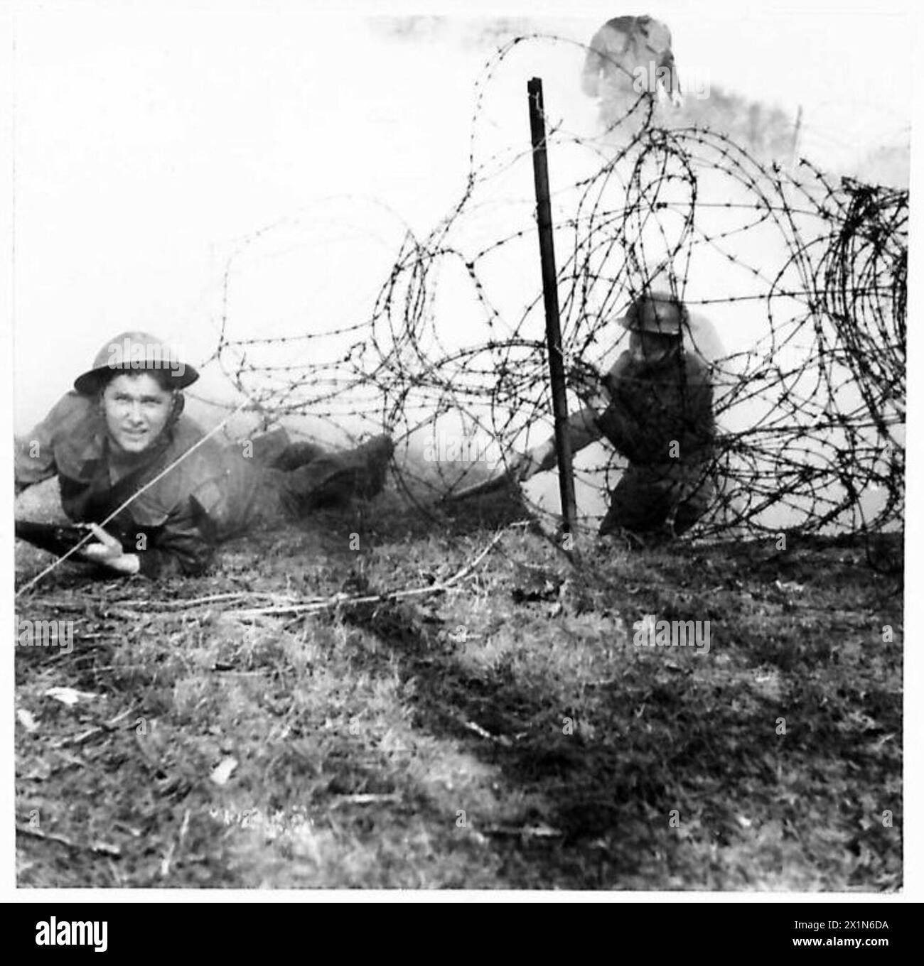 SCHOOL OF BATTLE DRILL - Choking from smoke and deafened by explosions ...