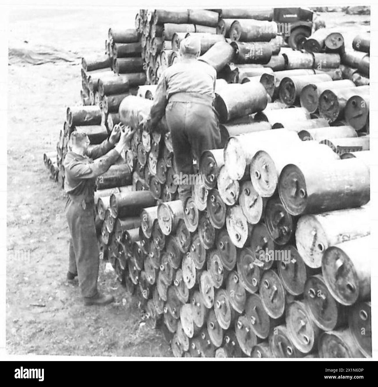 5 gallon drums Black and White Stock Photos & Images - Alamy