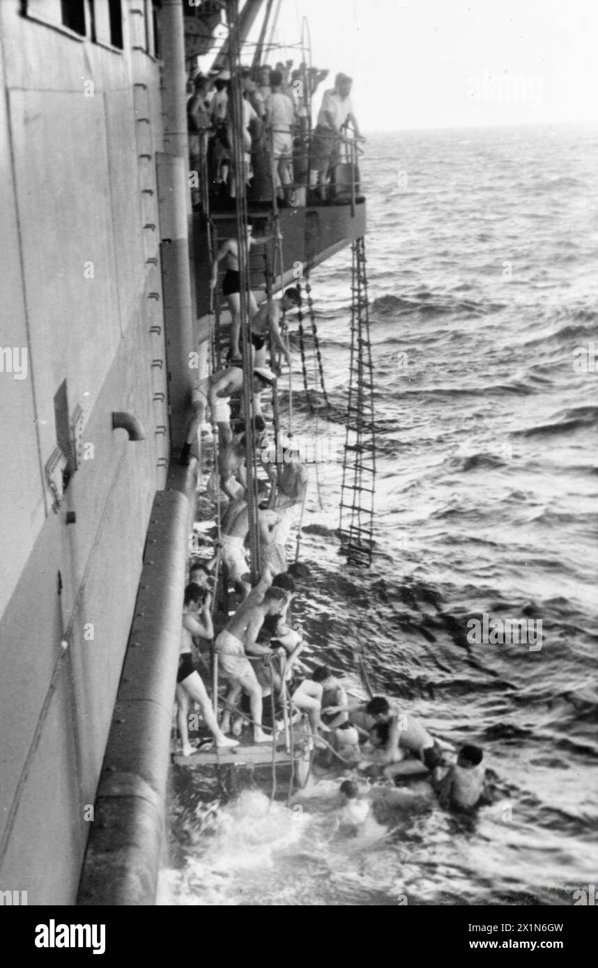 Women survivors from the SS Empire Patrol, which caught fire while ...