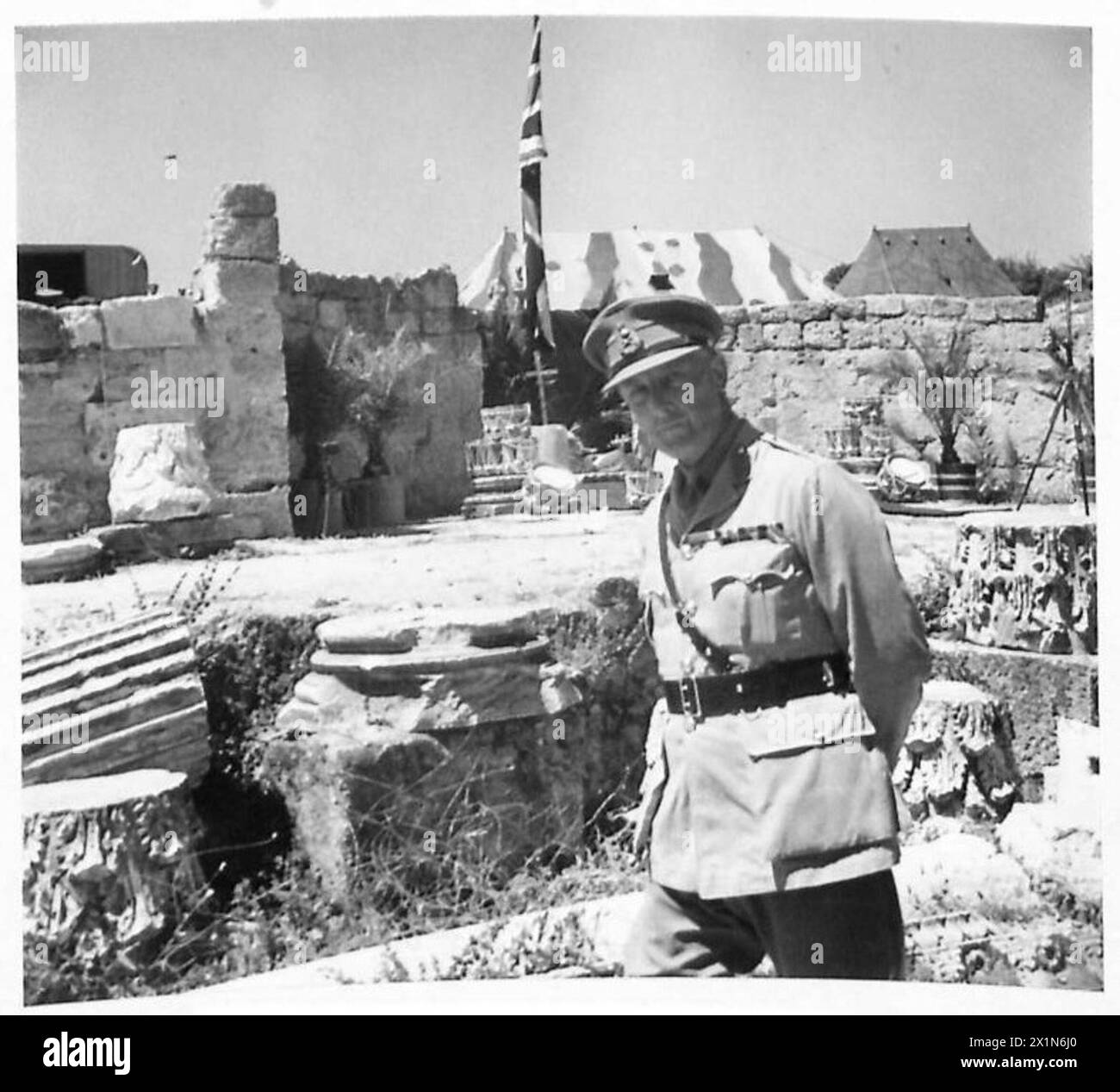 FIRST ARMY THANKSGIVING SERVICE - General Anderson photographed after ...